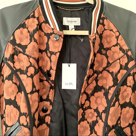 Coach | Jackets & Coats | 37 Coach Wild Beast Leather Varsity Jacket ...